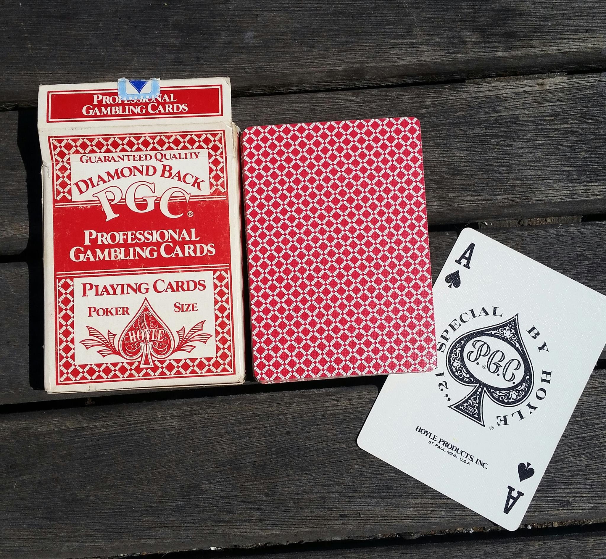 Vintage Deck of Playing Cards Antique PROFESSIONAL GAMBLING CARDS in ...