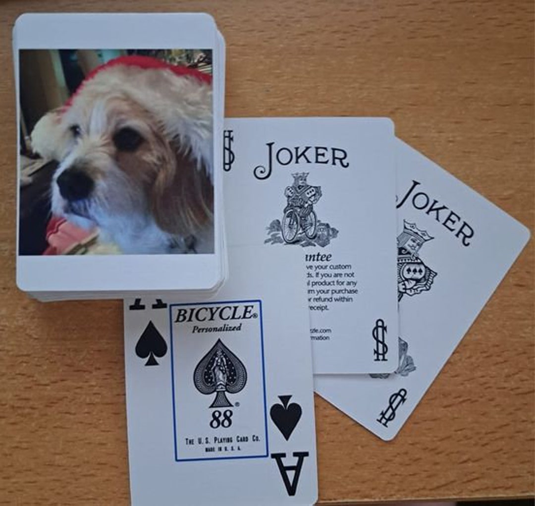 Vintage Deck of BICYCLE Playing Cards JUMBO INDEX Puppy Dog - Etsy
