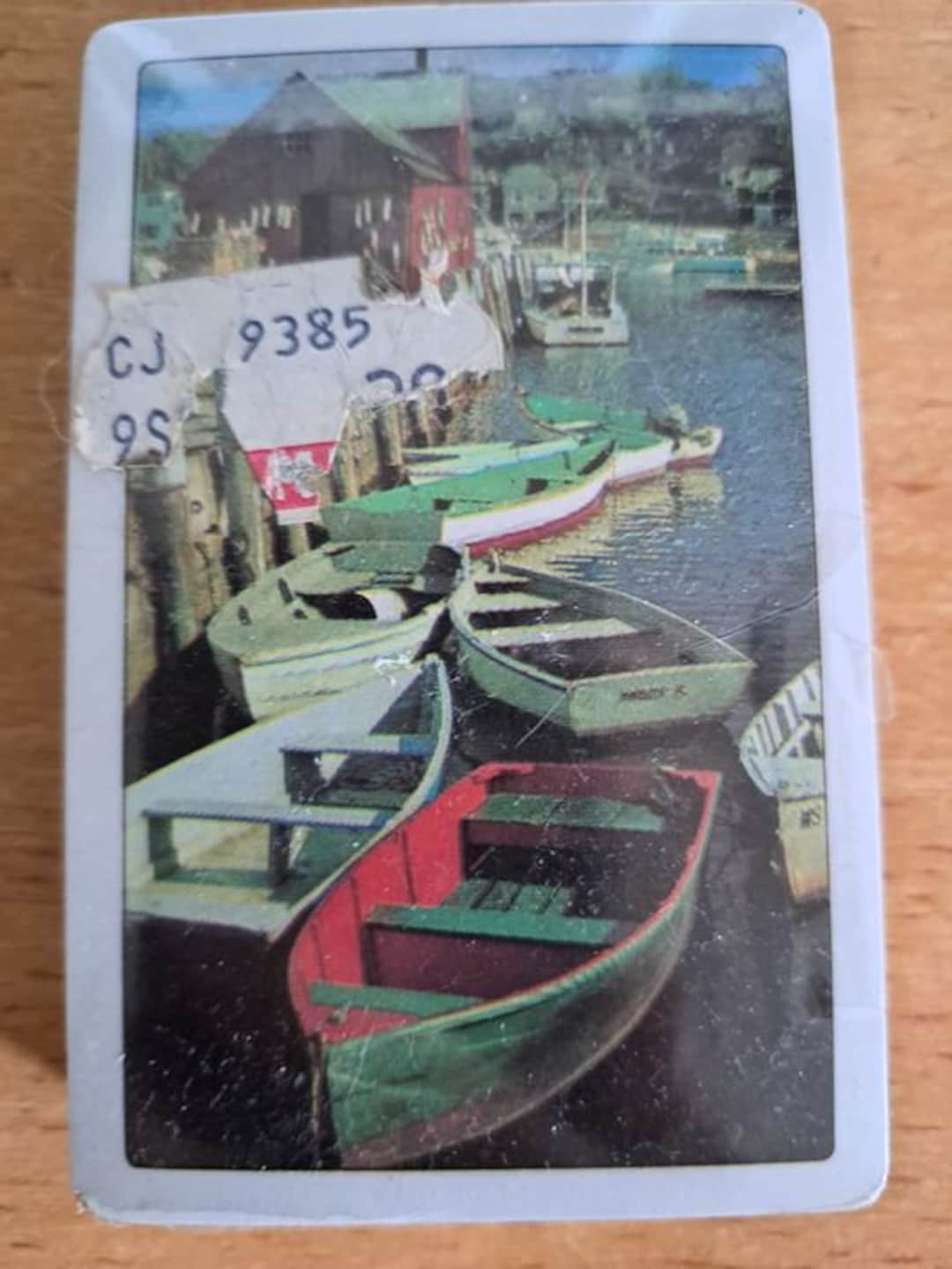 Vintage Deck of Playing Cards BOAT DOCK Sealed New - Etsy