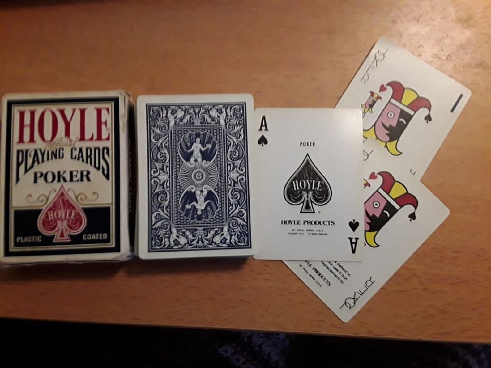 Vintage Deck of Playing Cards HOYLE POKER in Original Box - Etsy
