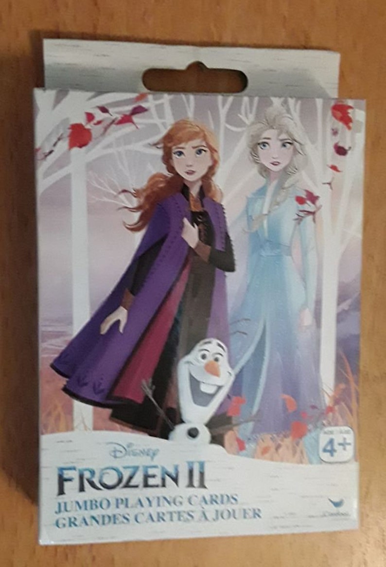 Vintage Deck of Jumbo Playing Cards DISNEY FROZEN 11 in Box - Etsy