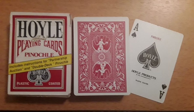 Vintage Deck of Playing Cards HOYLE PINOCHLE in Original Box - Etsy