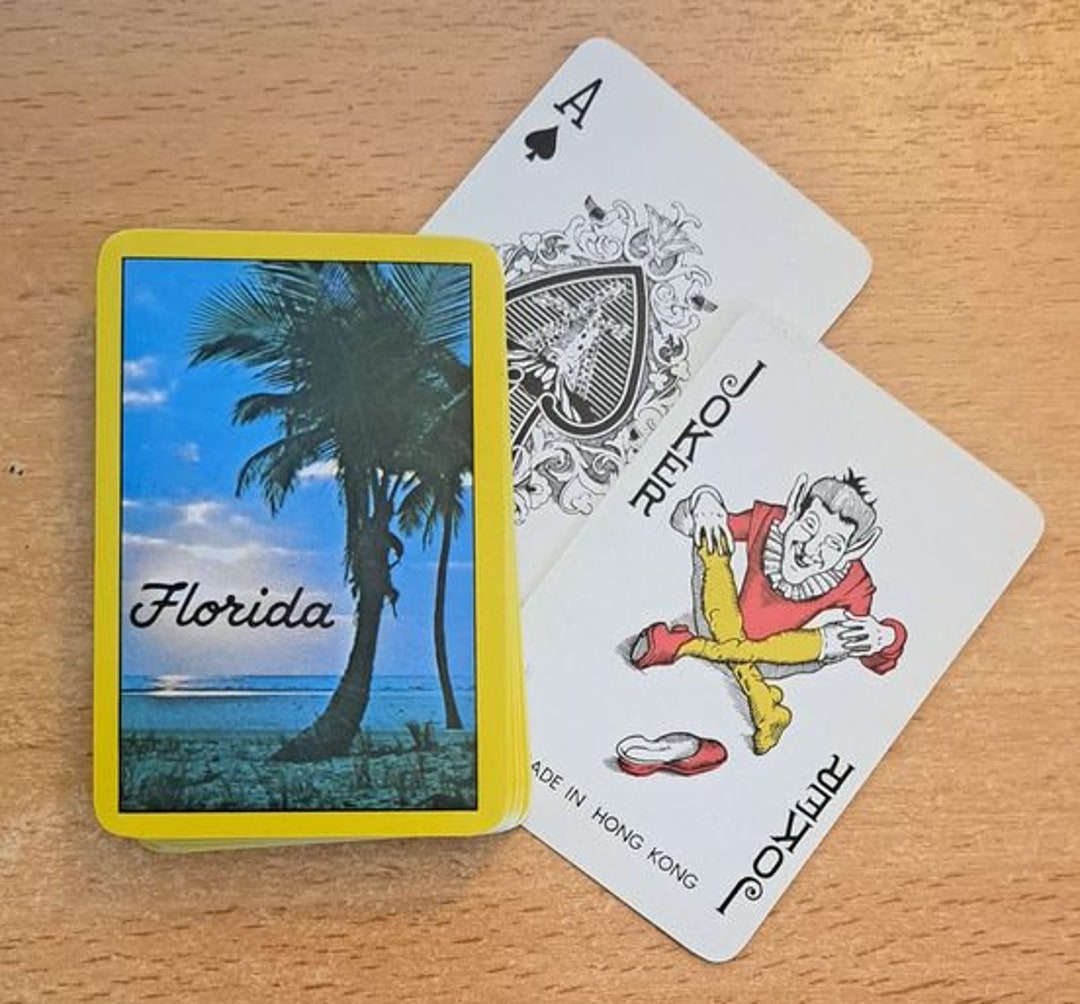 Vintage Deck of Playing Cards FLORIDA - Etsy