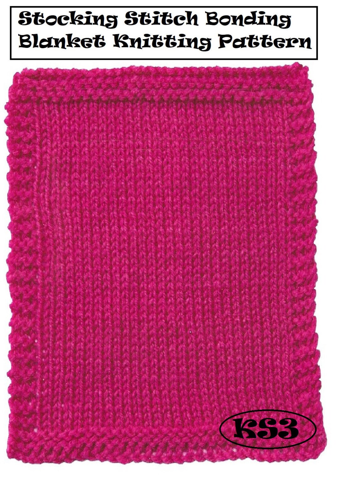 Instant Download - PDF- Beautiful Baby Bonding Square Knitting Pattern ...