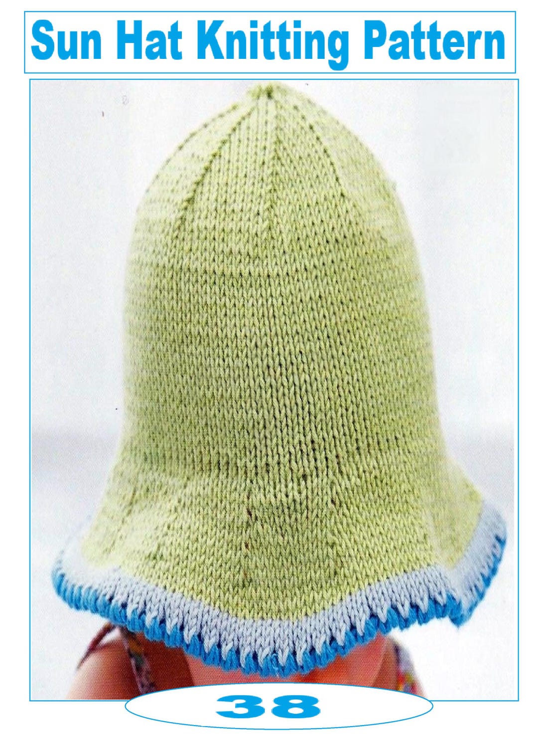 Baby Cotton DK Sun Hat Knitting Pattern Age 0-9 Months PDF Download (38 ...