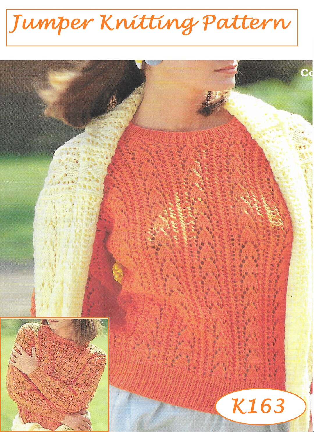 Jumper Knitting Pattern: DK Yarn (PDF Pattern) K136 - Etsy