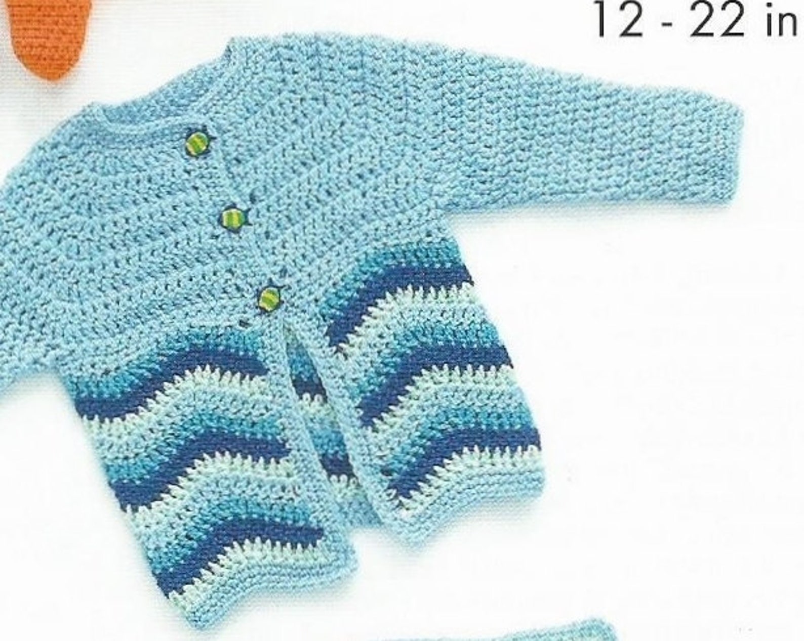 Crochet Cardigan, Jumper & Blanket Pattern: DK Yarn (instant Download ...