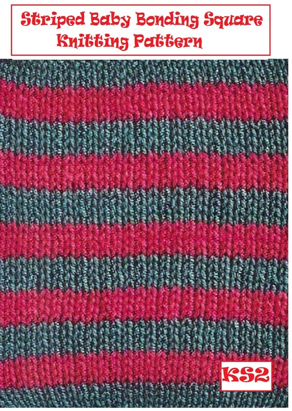 Instant Download PDF Baby Bonding Square Knitting Pattern - Etsy