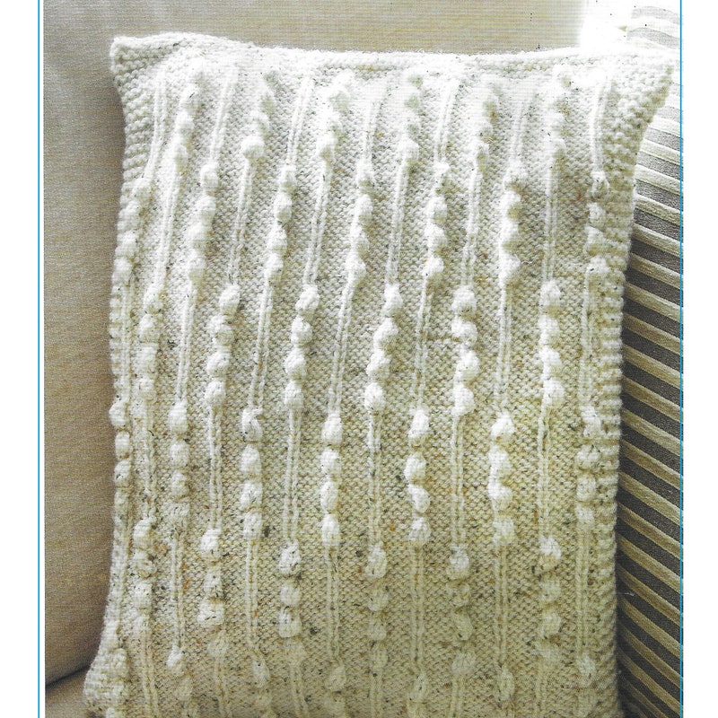Bobble Cushion Knitting - Etsy