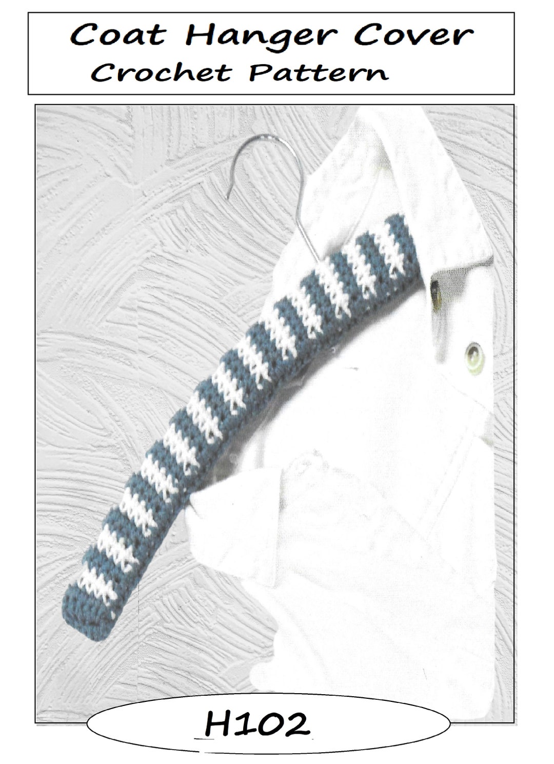 Crochet Coat Hanger Cover Pattern: DK Yarn (PDF Pattern) H102 - Etsy