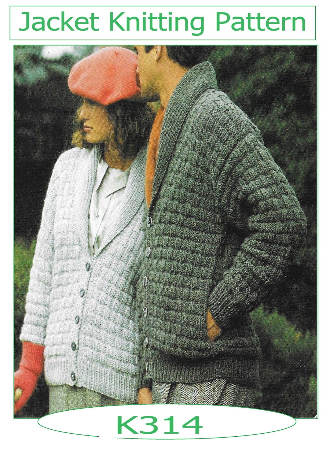 Instant Download PDF Beautiful Jacket Knitting Pattern - Etsy