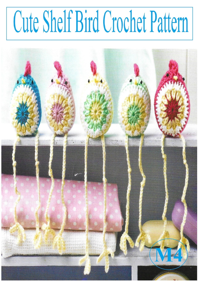 Instant Download - PDF- so Cute This Little Bird Crochet Pattern (M4 ...