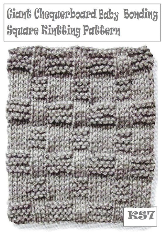 Instant Download PDF Beautiful Baby Bonding Square Knitting | Etsy