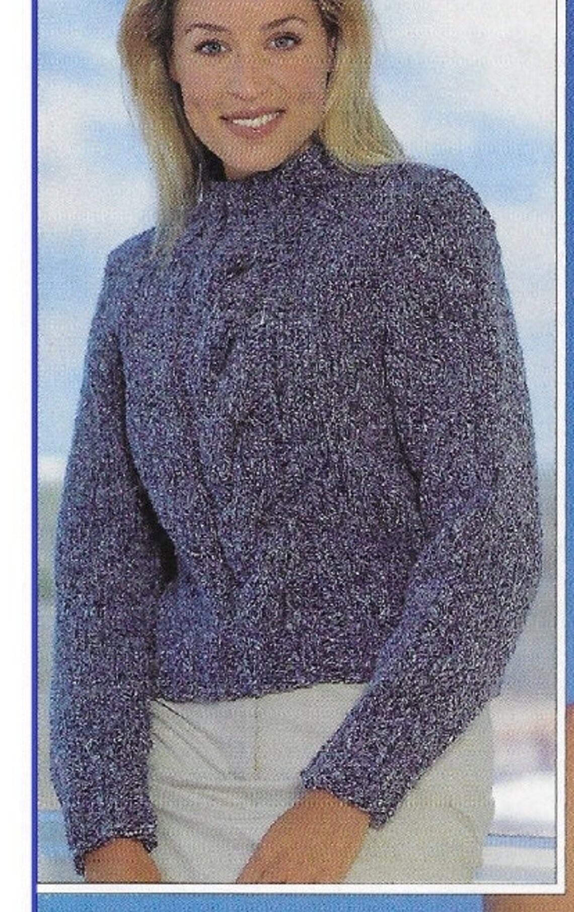 Super Chunky Knit Top & Jumper Pattern: PDF Download (sizes 32-42 Inch ...