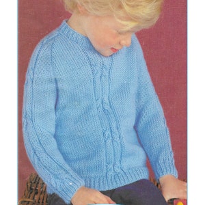 Instant Download - PDF- Beautiful Jumper Knitting Pattern (335) - Etsy