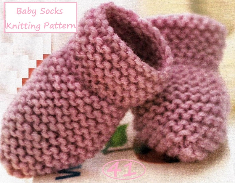 Instant Download PDF Beautiful Newborn Baby Socks Knitting - Etsy