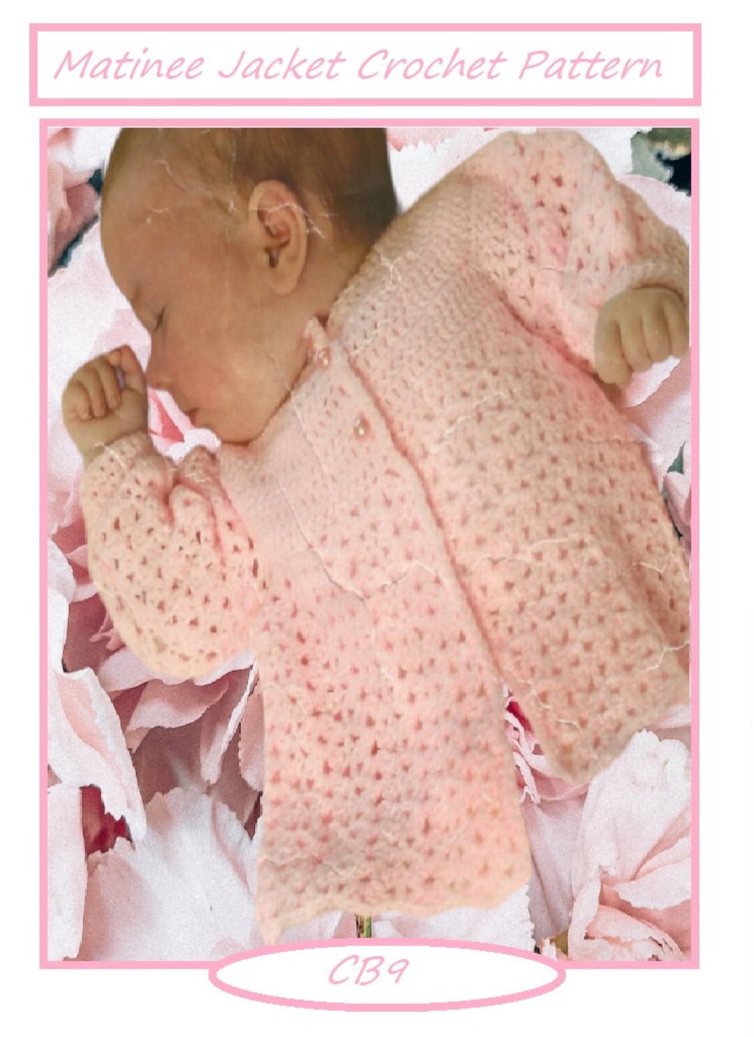 Baby DK Matinee Coat Crochet Pattern: (instant PDF Download) CB9 - Etsy