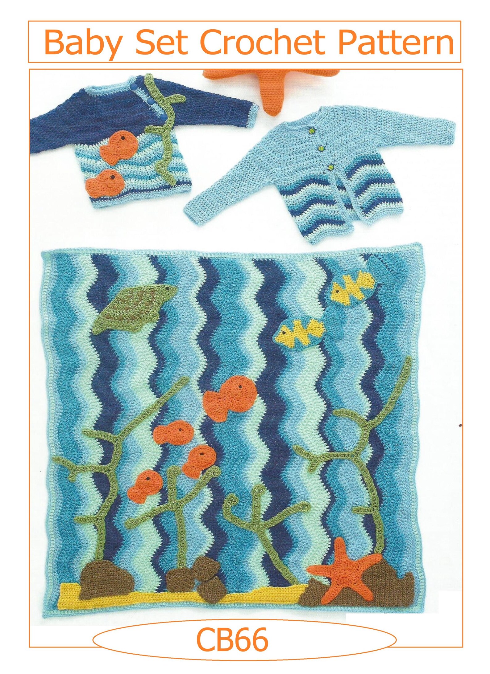 Crochet Cardigan, Jumper & Blanket Pattern: DK Yarn (instant Download ...