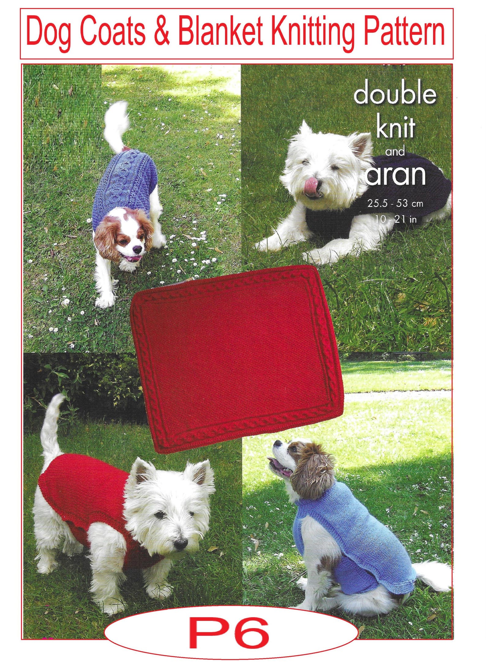 Dog Coat & Blanket Knitting Pattern: Cable Knit (PDF Pattern) - Etsy
