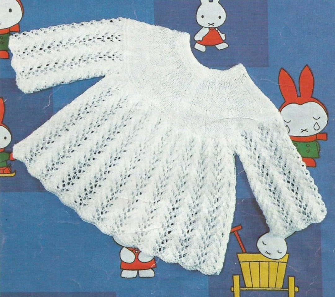 Vintage Baby Angel Top Knitting Pattern (instant Download PDF) 120 - Etsy