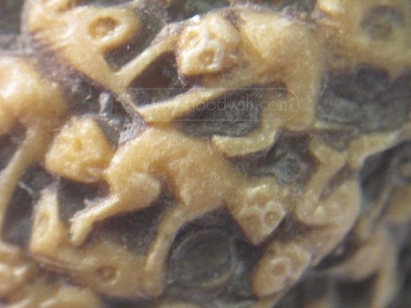 VERY RARE Walnut With Monkeys Exquisitely Detailed Carving One of A ...