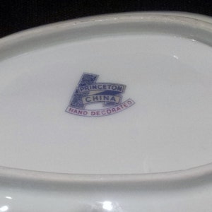 RARE Vintage Princeton China Japan Hand Decorated Dish C.1930s - Etsy