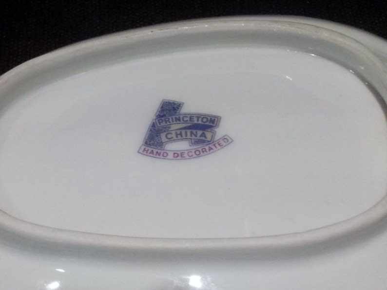 RARE Vintage Princeton China Japan Hand Decorated Dish C.1930s - Etsy