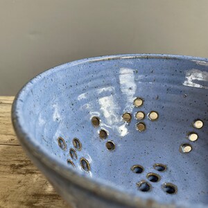 Pottery Berry Bowl/colander Wheel Thrown Stoneware - Etsy