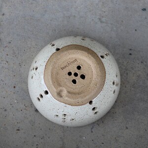 Pottery Berry Bowl/colander Wheel Thrown Stoneware | Etsy