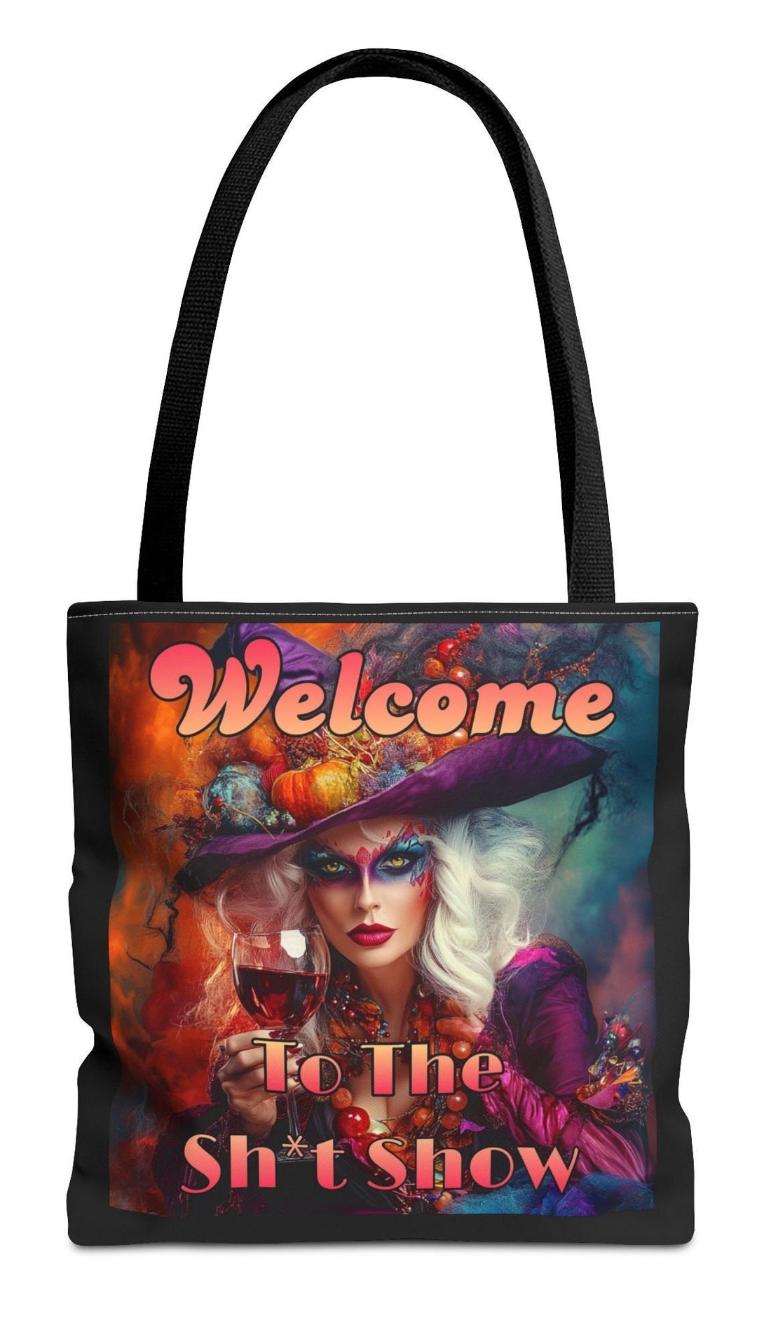 Halloween, Funny, Witch Tote Bag, Witch Bag, Funny Halloween Tote Bag ...