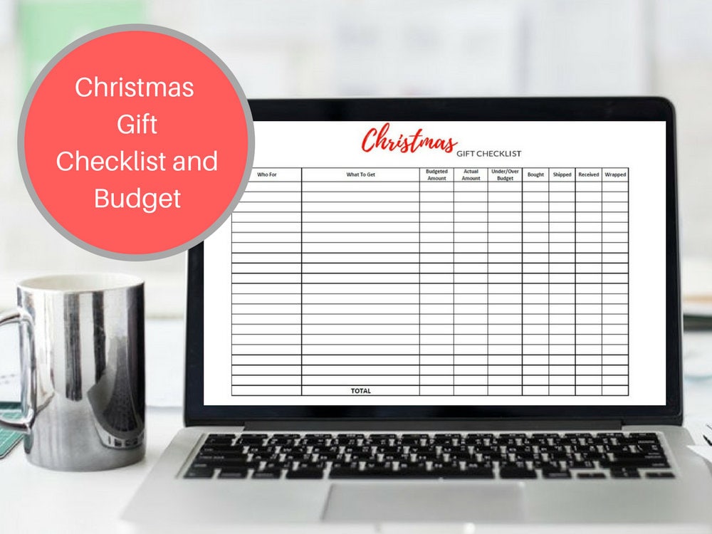 Holiday Budget Planner Christmas Budget Thanksgiving Budget Christmas ...