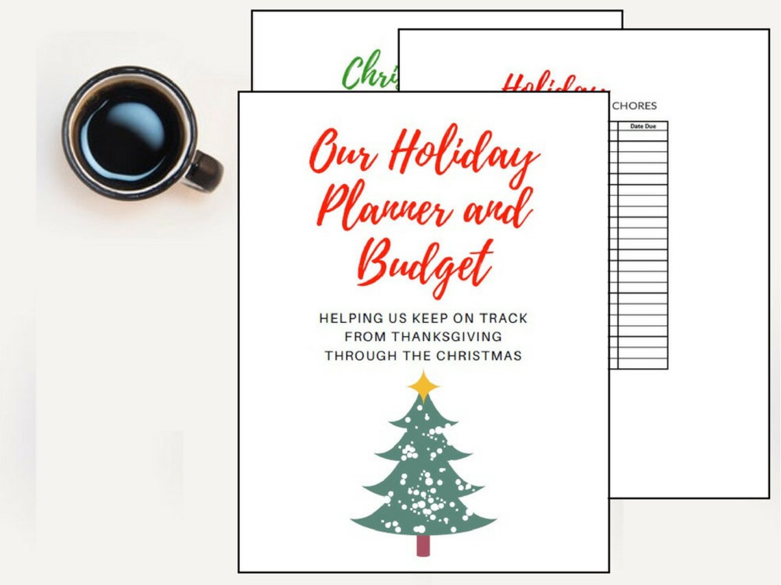 Holiday Budget Planner Christmas Budget Thanksgiving Budget Christmas ...