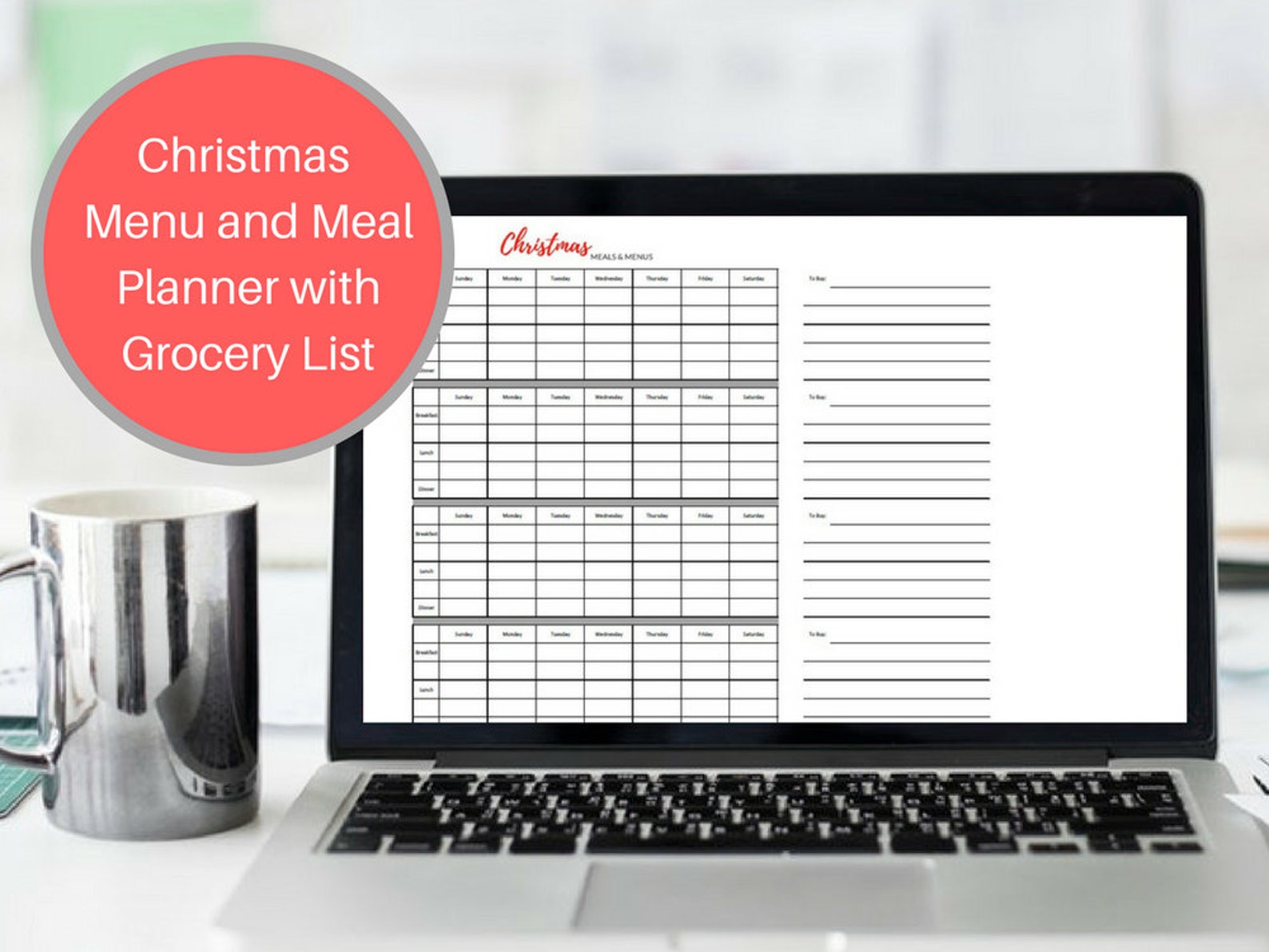 Holiday Budget Planner Christmas Budget Thanksgiving Budget Christmas ...