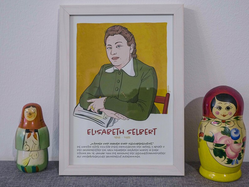 Elisabeth Selbert Illustration / Poster | Etsy