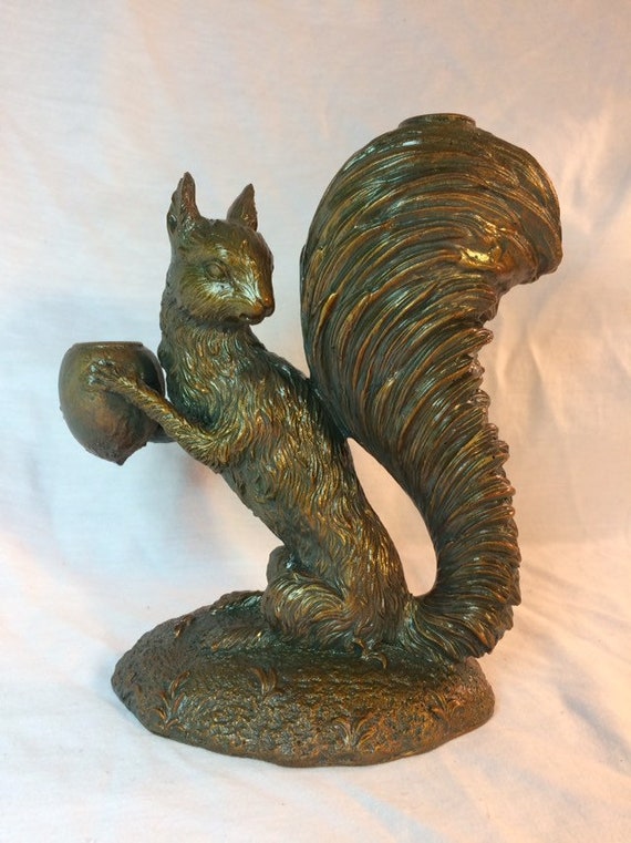 Squirrel Small Cold Cast Bronze Figure Figurines Art & Collectibles ...