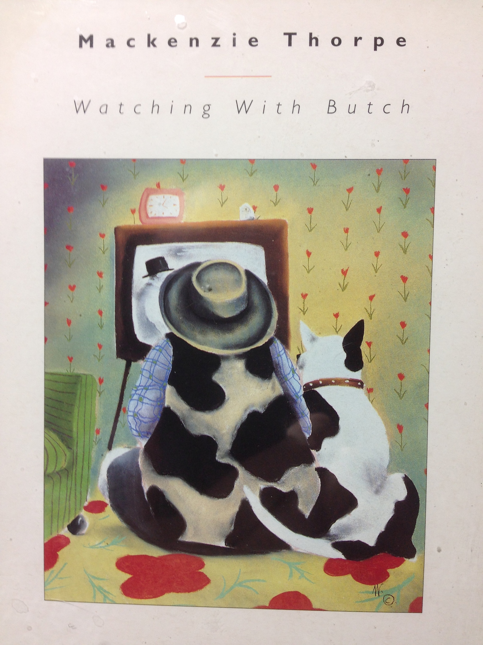 Mackenzie Thorpe Print Set of 2 Framed Art Show Cards Advertising ...