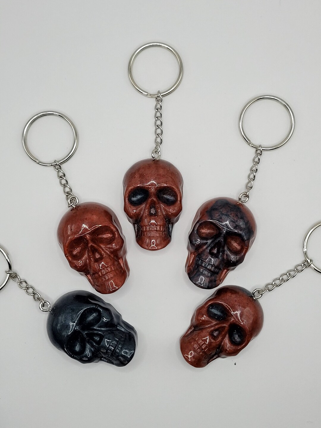 Skull, Skeleton, Key Chain, Resin, Epoxy, Anatomy - Etsy