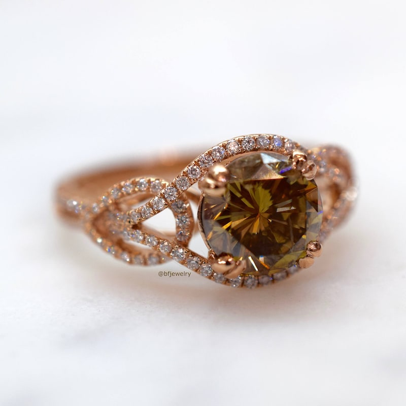 Cognac Diamond - Etsy