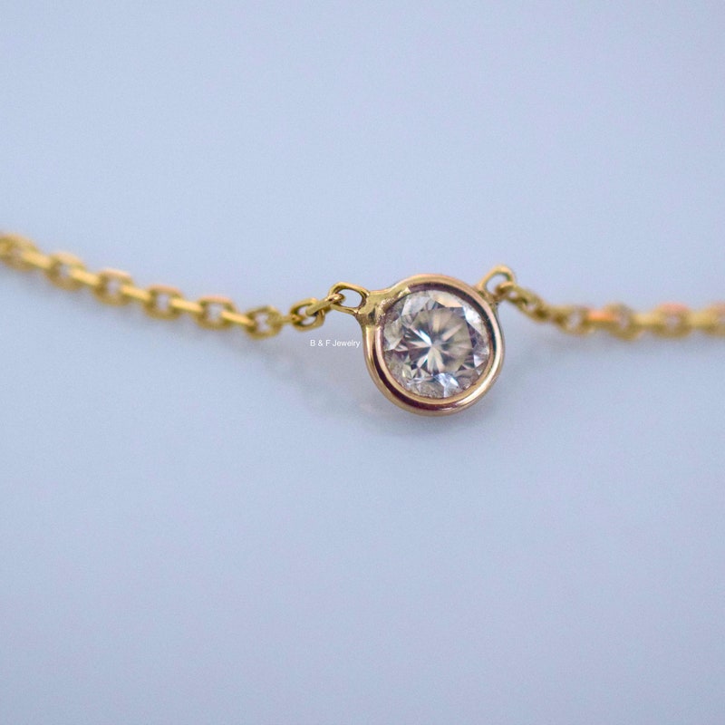 Solitaire Necklace - Etsy