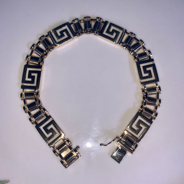 Greek Key Bracelet - Etsy
