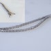 18kt White Gold Diamond Double Line Bracelet Has Matching - Etsy