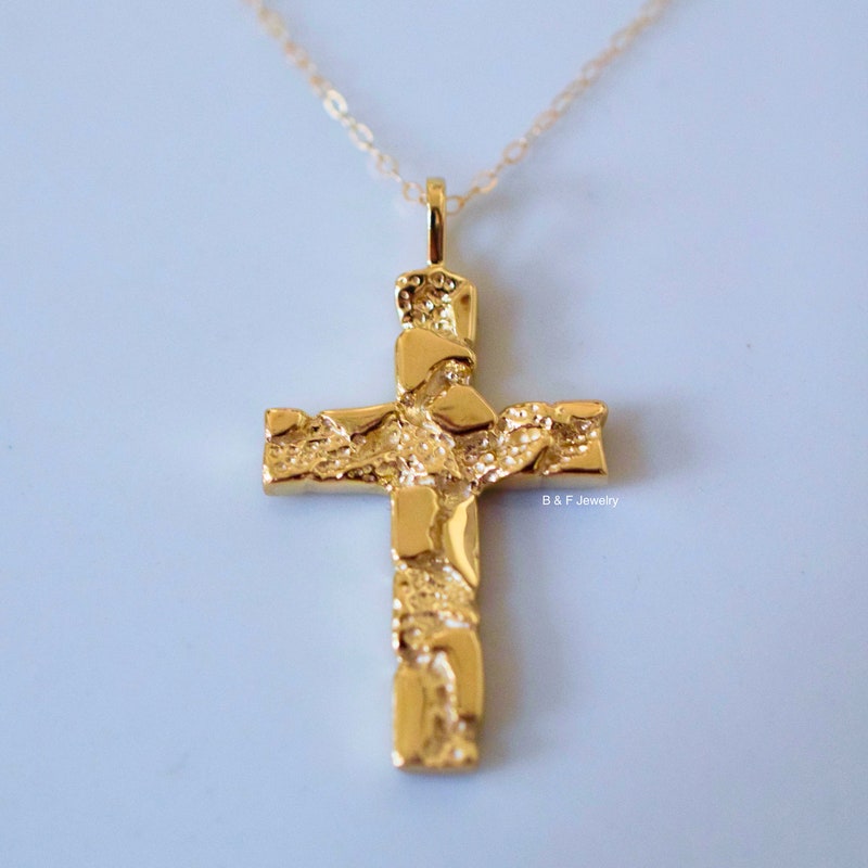 Gold Nugget Necklace - Etsy