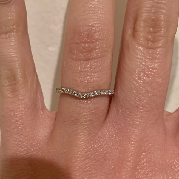 Contour Wedding Band - Etsy