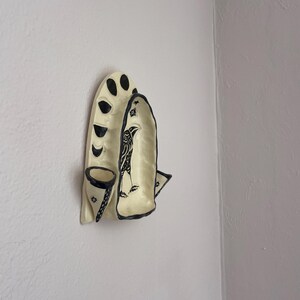 Crow Altar - Ceramic Altar Wall Hanging - Crow Wall Hanging - Personal ...