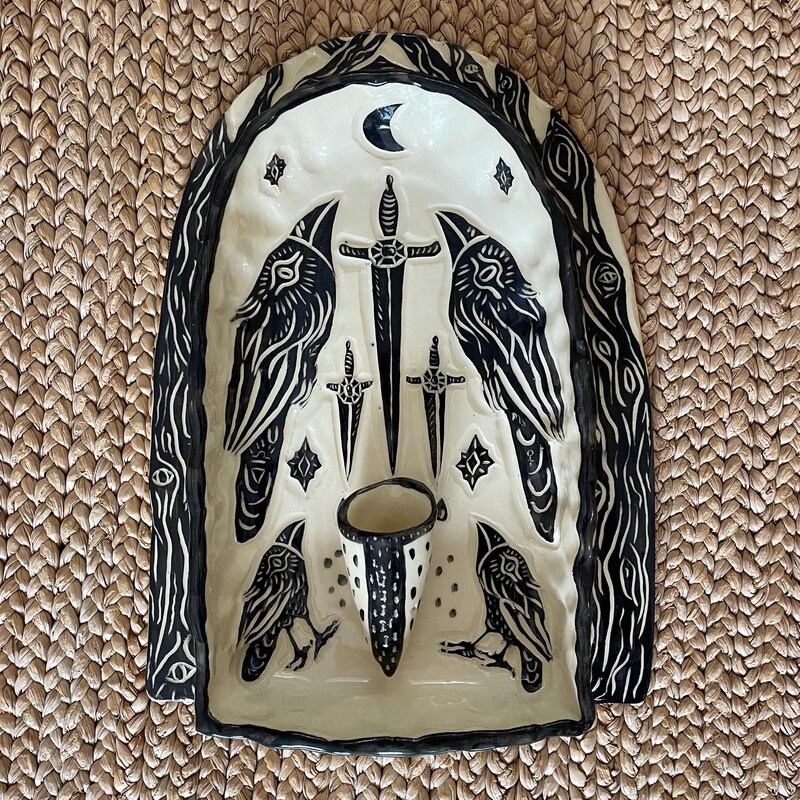 Ceramic Altar Shelf Wall - Etsy