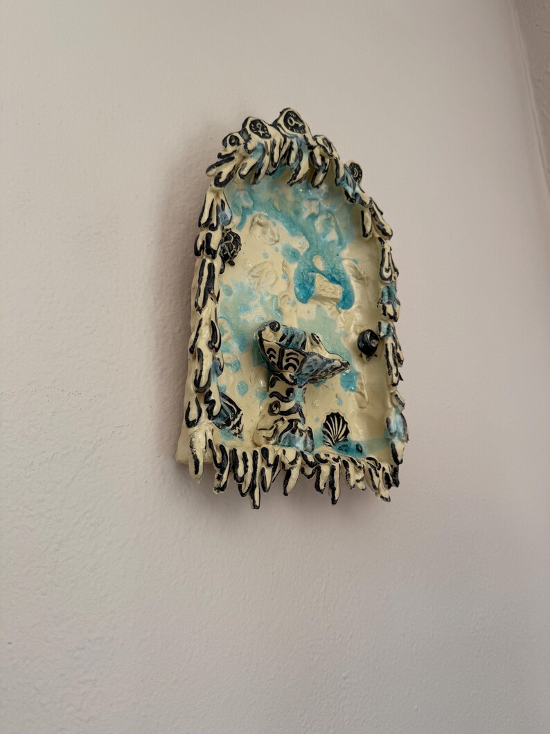 Italian Renaissance Inspired Grotto Wall Altar -ceramic Grotto Wall ...
