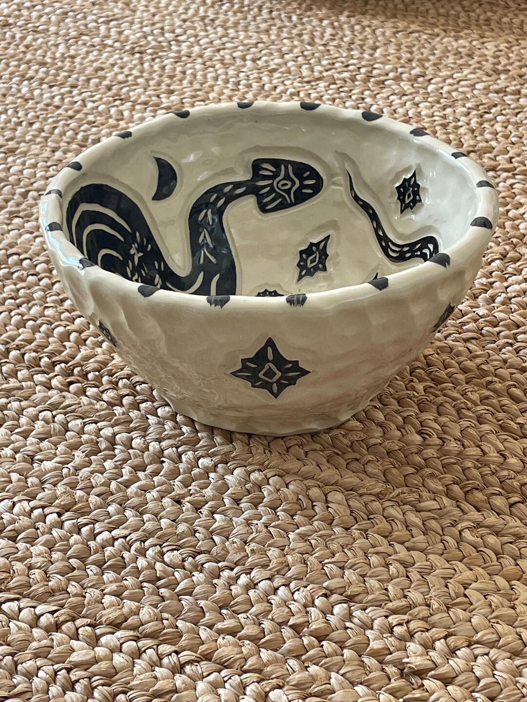 7 Inch Snake Spirit Bowl - Snake Bowl With Celestial Stars and Moon ...