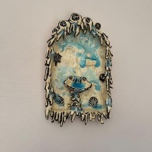 Italian Renaissance Inspired Grotto Wall Altar -ceramic Grotto Wall ...