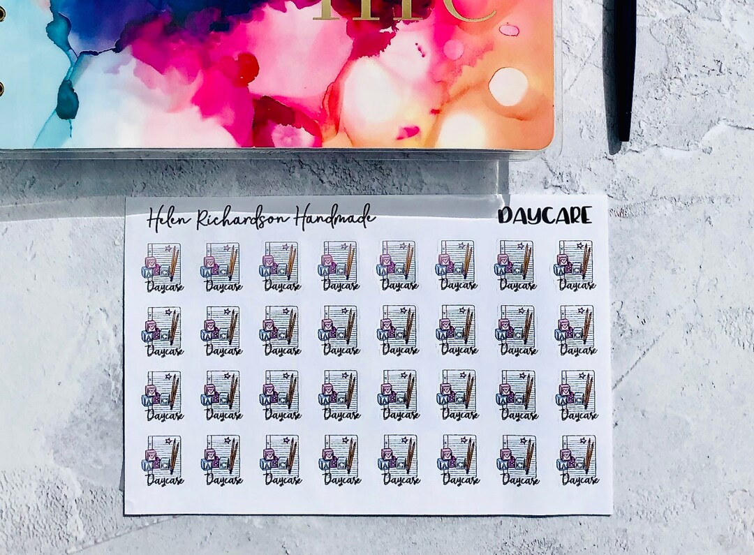 Planner Stickers - Daycare - Etsy