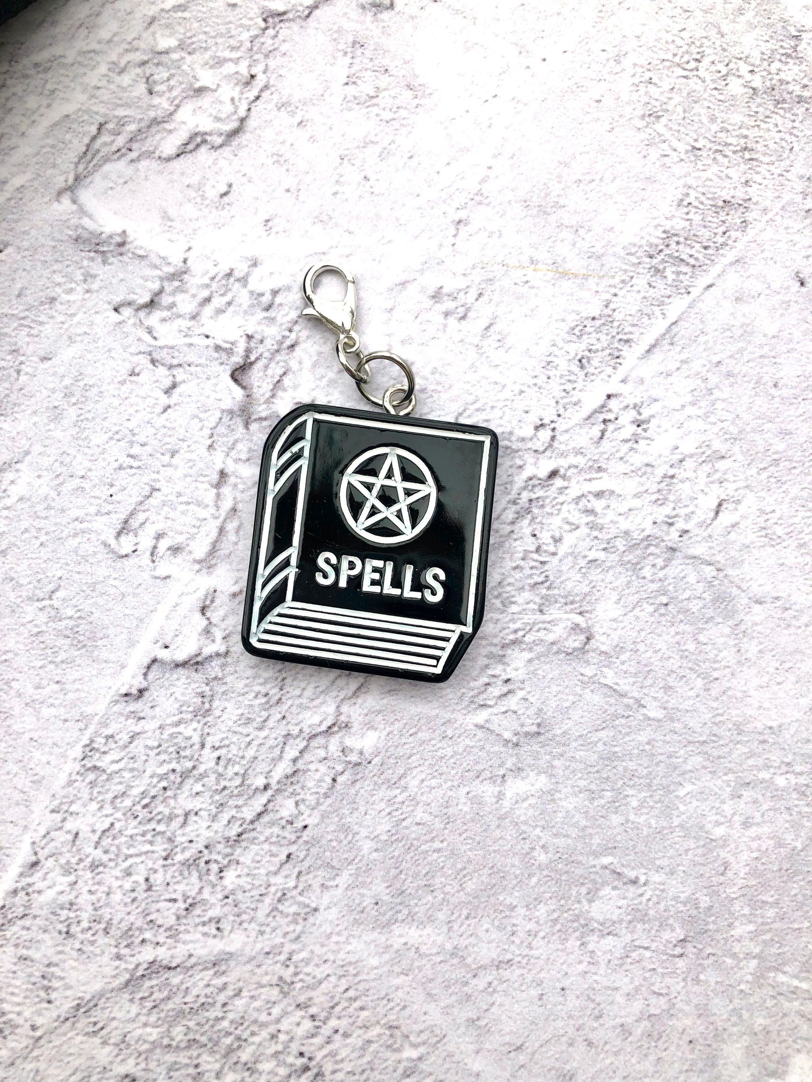 Witch Charm Spell Book Charm Cat Charm Planner Charm Resin - Etsy